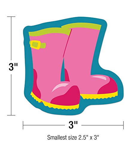 Carson Dellosa | Spring Mix Mini Cut-Outs | 3-inch x 3-inch, 36pcs, Model: 120183