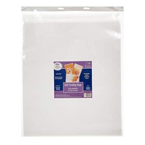 darice, 10 piece, clear self sealing bags