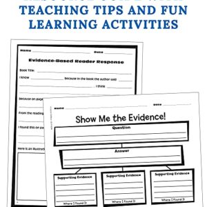 Evidence-Based Reading and Writing Bulletin Board Set