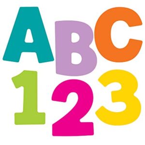 Carson Dellosa 4 In. Colorful Bulletin Board Letters For Classroom, Uppercase Alphabet Letters, Numbers, And Punctuation Cutouts, Colorful Letters For Bulletin Board (152 Pcs.)