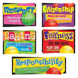 Trend Enterprises Character Education Bulletin Board Set, 26 Inches, Set of 6