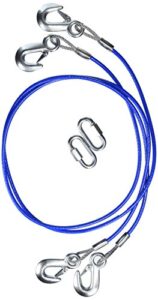 roadmaster 646 straight safety cable – 64 inch single hook (1 pair)