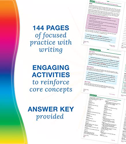 Spectrum Writing Workbook Grade 4, Informative, Opinion, Dialogue, Letter, and Story Writing Prompts, Writing Practice for Kids, Classroom or Homeschool Curriculum (Spectrum Writing)