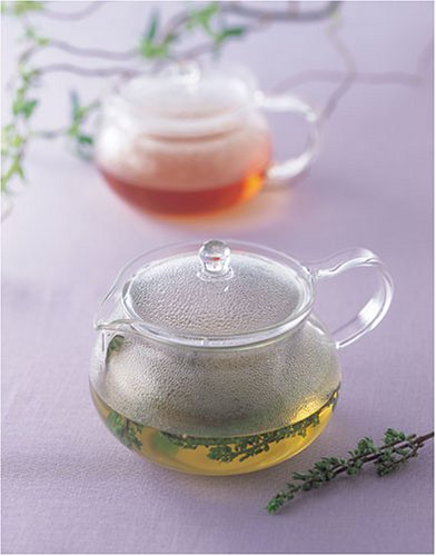 Hario 'ChaCha Kyusu Maru' Teapot Heatproof Glass Teapot 700 mL, Glass