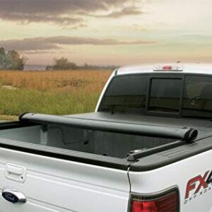 Lund Genesis Roll Up Soft Roll Up Truck Bed Tonneau Cover | 96062 | Fits 2000 - 2007 Dodge Dakota Quad Cab 5' 5" Bed (64.9")