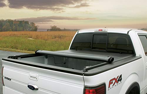 Lund Genesis Roll Up Soft Roll Up Truck Bed Tonneau Cover | 96062 | Fits 2000 - 2007 Dodge Dakota Quad Cab 5' 5" Bed (64.9")