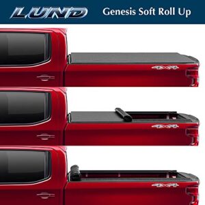 Lund Genesis Roll Up Soft Roll Up Truck Bed Tonneau Cover | 96062 | Fits 2000 - 2007 Dodge Dakota Quad Cab 5' 5" Bed (64.9")