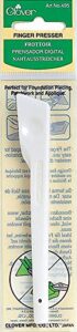 clover finger presser, 125, white