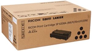 ricoh 406628 black aio toner cartridge type sp 6330n, standard yield