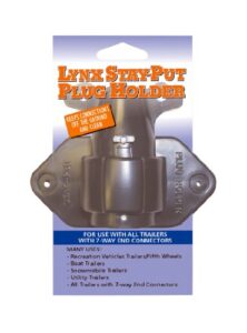 tri-lynx 8200b lynx stay-put plug holder, black