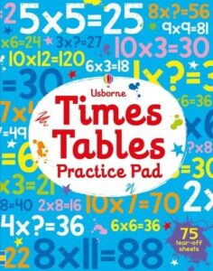 times tables practice pad