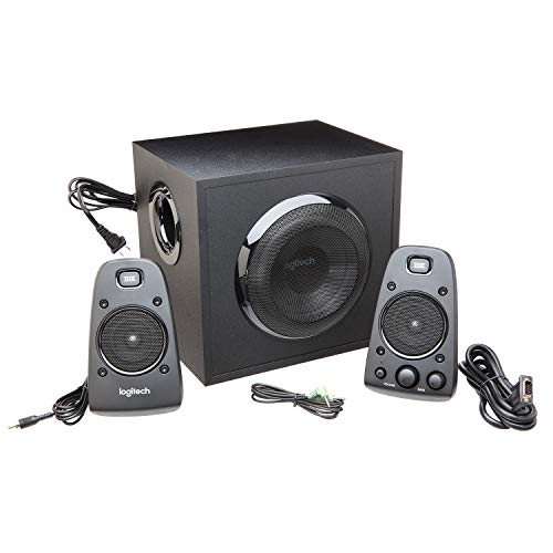 Logitech Z623 400 Watt Home Speaker System, 2.1 Speaker System - Black