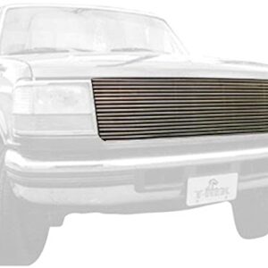 Compatible with Ford Bronco (1992-1998), F-150, Super Duty Billet Grille, Polished, 1 Pc, Replacement - PN #20535