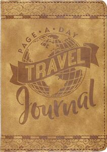 page-a-day artisan travel journal (diary, vegan leather notebook)