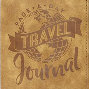 Page-A-Day Artisan Travel Journal (Diary, Vegan Leather Notebook)