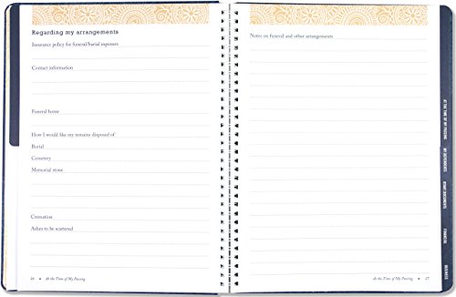 Peace of Mind Planner: Important Information about My Belongings, Business Affairs, and Wishes