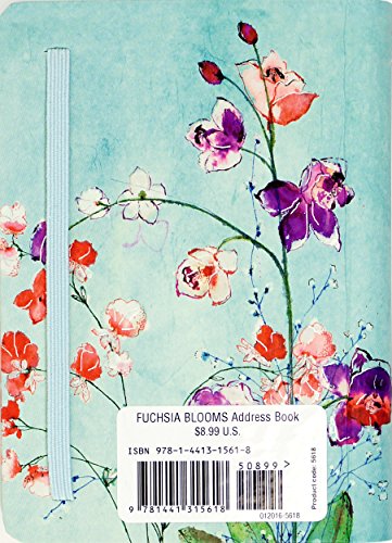 Fuchsia Blooms Address Book