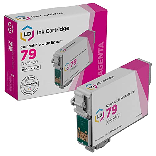 LD Products Remanufactured Ink Cartridge Replacement for Epson T0793 ( Magenta )