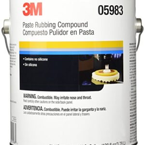 3M Paste Rubbing Compound, 05983, 1 gal