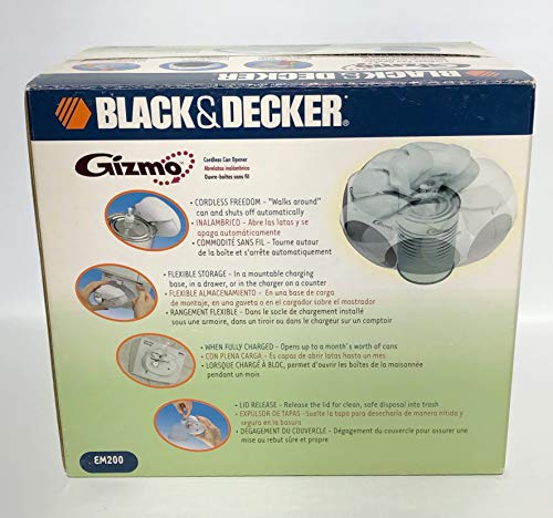 Black and Decker EM200 Gizmo Cordless Can Opener