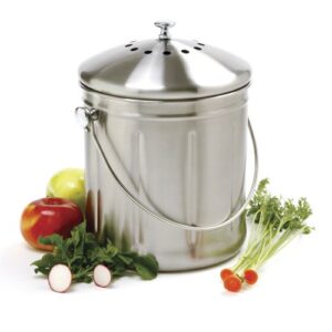 norpro 1.5 gallon stainless steel compost keeper