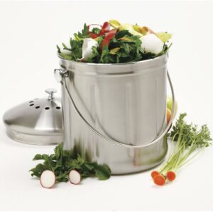 Norpro 1.5 Gallon Stainless Steel Compost Keeper