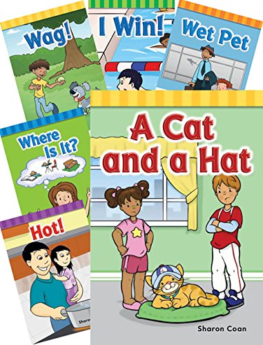 Teacher Created Materials - Classroom Library Collections: Short Vowel Rimes - 18 Book Set - Grades PreK-1 - Guided Reading Level A - D