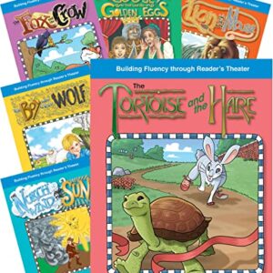 Teacher Created Materials - Classroom Library Collections: Reader's Theater: Fables - 8 Book Set - Grades 1-3 - Guided Reading Level E - Q