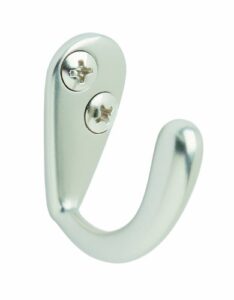 amerock h55440s single prong hook – silver