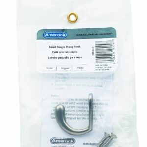 Amerock H55440S Single Prong Hook - Silver