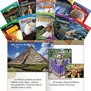 Teacher Created Materials - TIME for Kids Informational Text (Spanish) Set 1 - 10 Book Set - Grade 2 - Guided Reading Level I - M