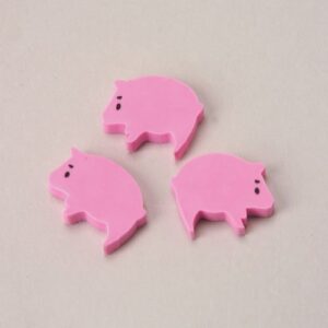 us toy pink pig erasers (144 pack)