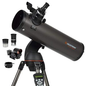 celestron – nexstar 130slt computerized telescope – compact and portable – newtonian reflector optical design – skyalign technology – computerized hand control – 130mm aperture