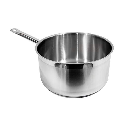 Update International SSP-2 Stainless Steel Sauce Pan with Cover, 2-Quart, silver