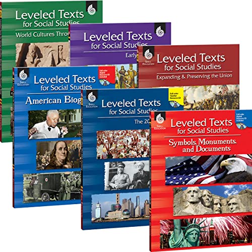 Leveled Texts for Social Studies: 6-Book Set