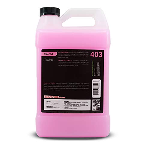 3D Final Touch Quick Detail Spray - Easy Spray On, Wipe Off Showroom Shine 1 Gallon