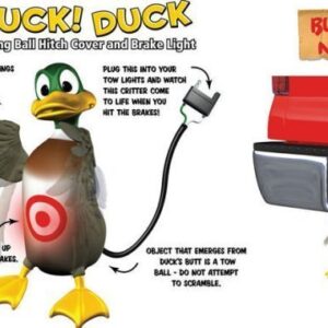 Hitch Critters Duck Animated Ball Hitch Cover and Brake Light