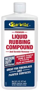 star brite liquid rubbing compound for medium oxidation – 16 oz (081316)