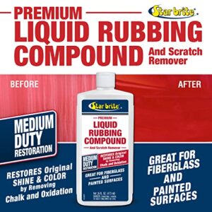 STAR BRITE Liquid Rubbing Compound For Medium Oxidation - 16 OZ (081316)