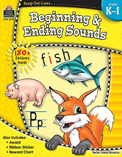 Ready•Set•Learn: Beginning & Ending Sounds, Grades K–1 from Teacher Created Resources