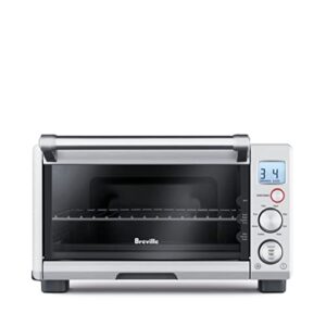 breville compact smart toaster oven, brushed stainless steel, bov650xl