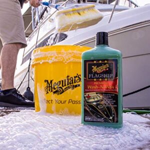 Meguiar's M4232 Flagship Premium Marine Wash-N-Wax - 32 Oz Bottle