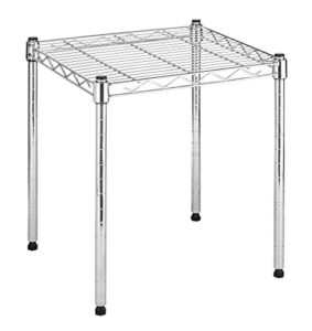 whitmor supreme stacking shelf and organizer – adjustable – chrome