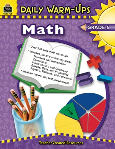 Daily Warm-Ups: Math, Grade 6: Math, Grade 6