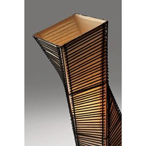 Adesso Home 4047-01 Transitional Floor Lamp from Stix Collection in Black Finish, 10.00 inches