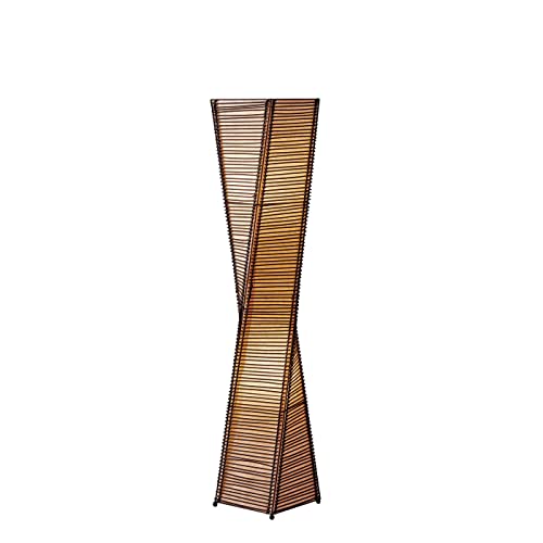 Adesso Home 4046-01 Transitional Two Light Floor Lamp from Stix Collection in Black Finish, Lantern