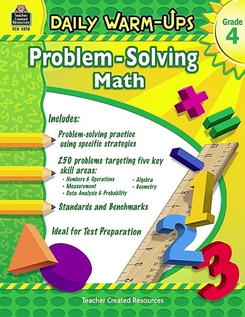 Daily Warm-Ups: Problem Solving Math Grade 4: Problem Solving Math Grade 4 (Daily Warm-Ups: Word Problems)