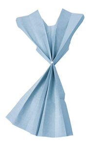 tidi 803 premium exam gown, tissue/poly/tissue (pack of 50)