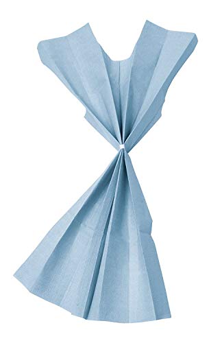 TIDI 803 Premium Exam Gown, Tissue/Poly/Tissue (Pack of 50)