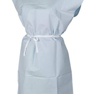 TIDI 803 Premium Exam Gown, Tissue/Poly/Tissue (Pack of 50)